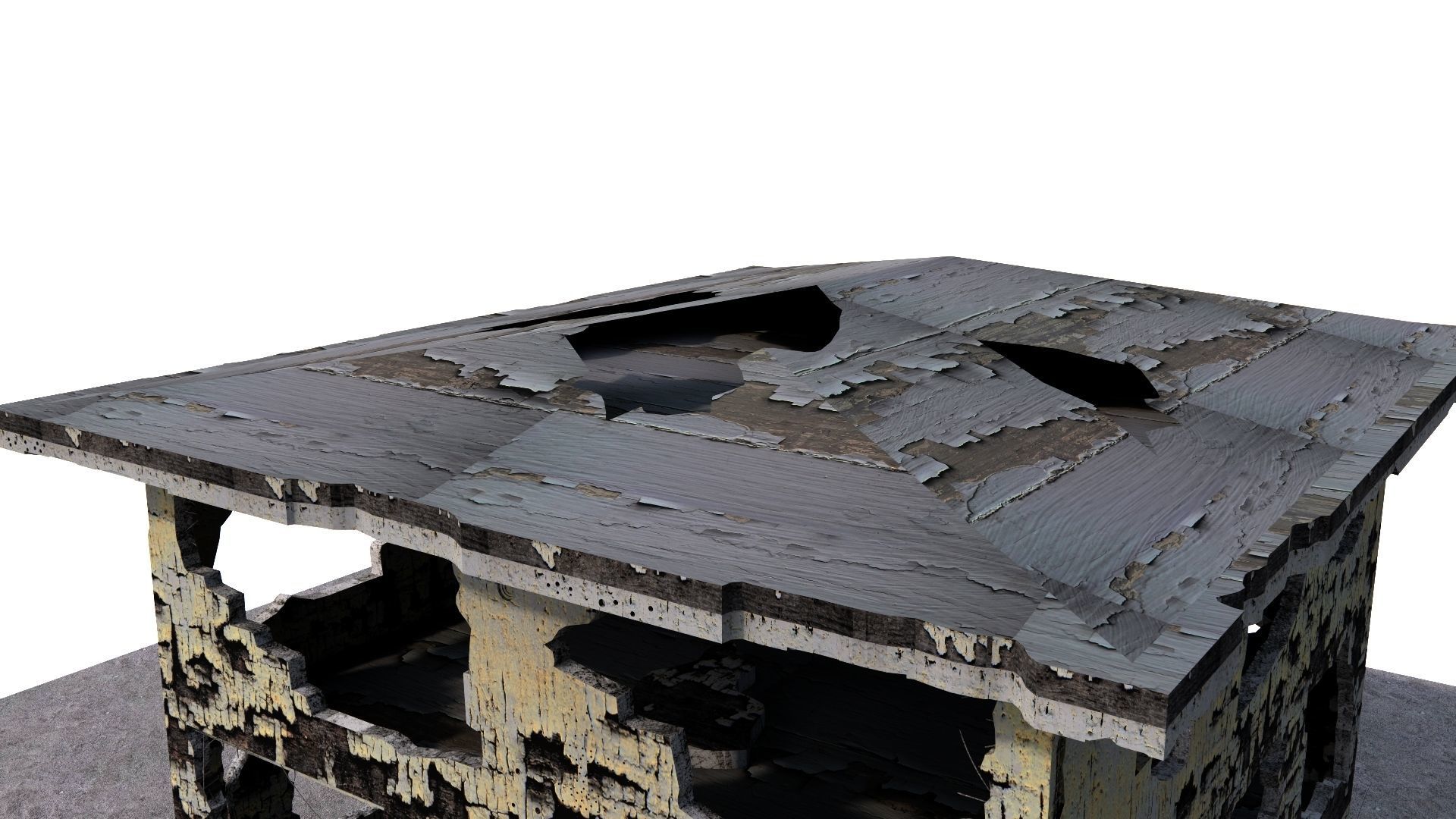 DAMAGED BUILDINGS 3D model | CGTrader