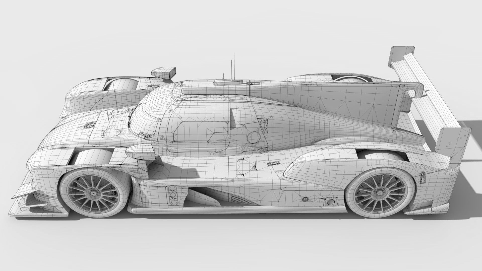 3D model Dallara P217 - LMP2 WEC-ELMS VR / AR / low-poly | CGTrader