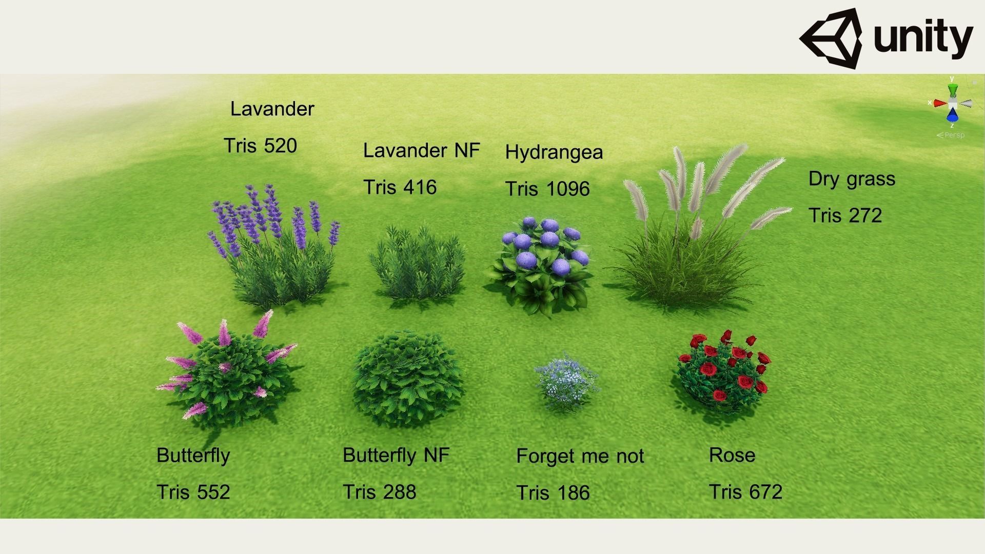 Flower Low Poly Collection plants and flowers VR / AR / low-poly | CGTrader