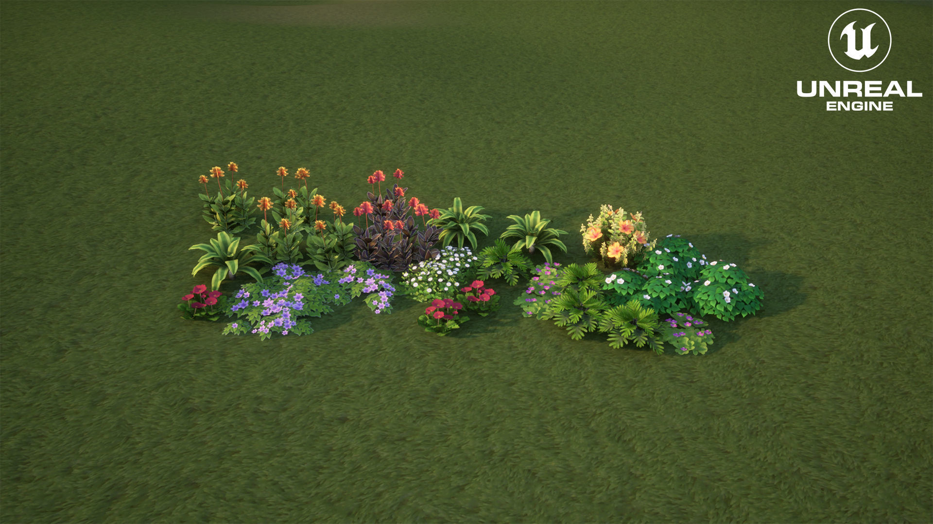 Flower Low Poly Collection plants and flowers VR / AR / low-poly | CGTrader