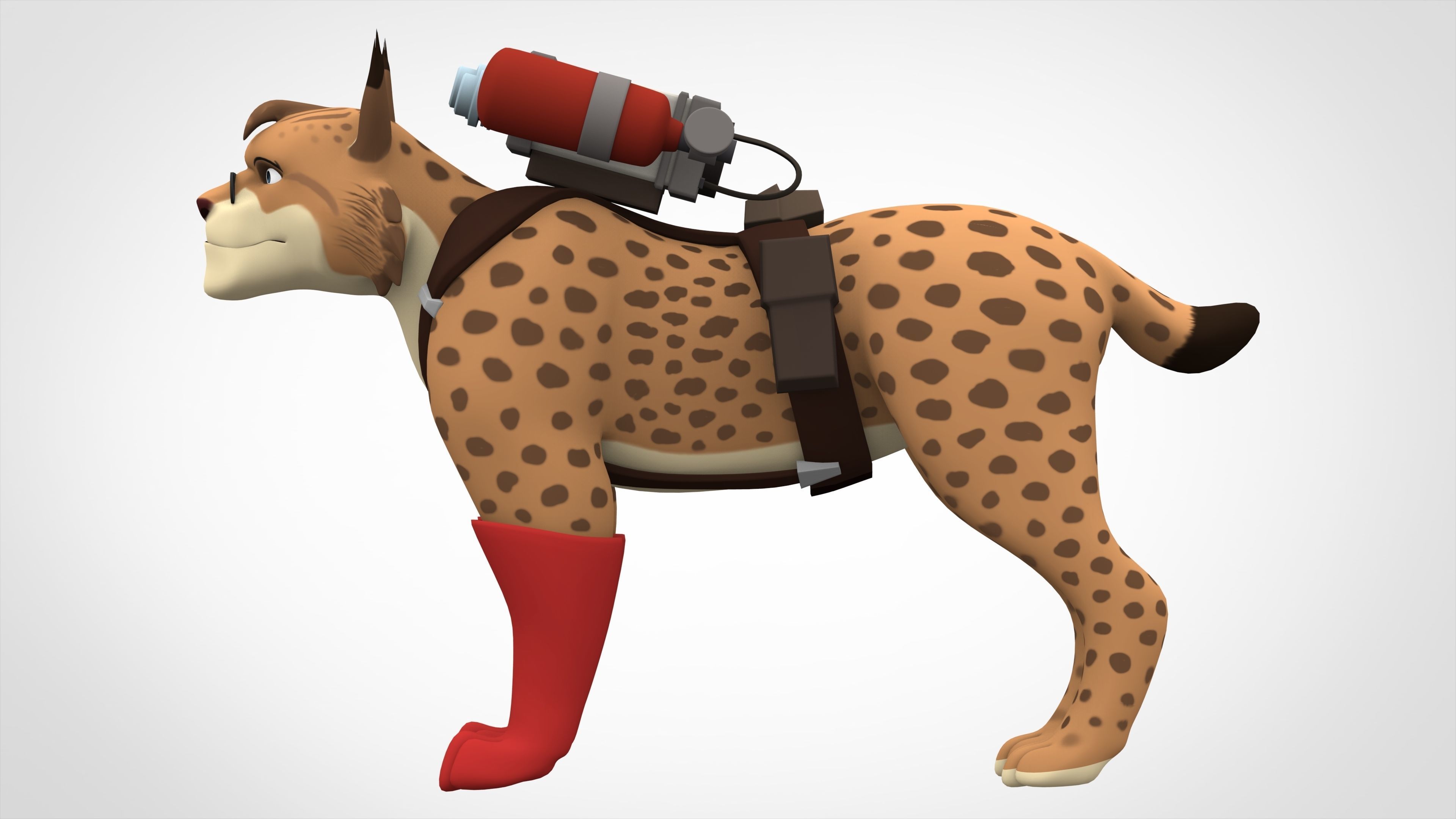 3D model TF2 Medic Lynx VR / AR / low-poly | CGTrader