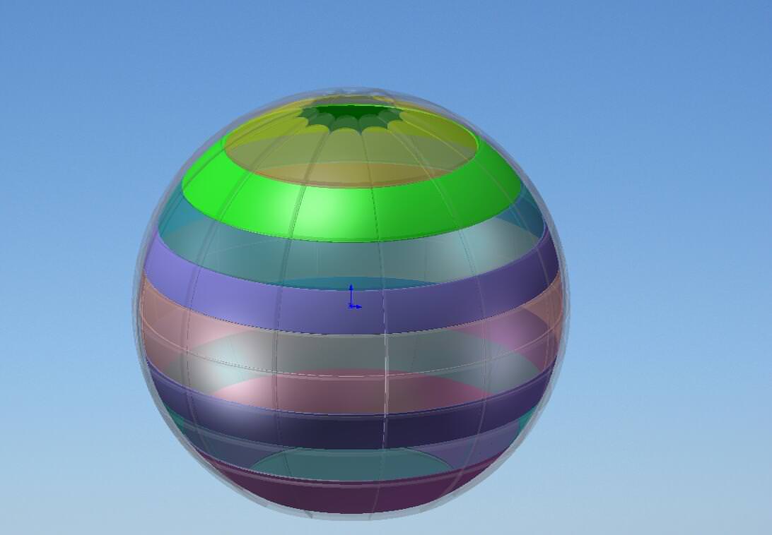 Underwater double sphere free 3D model | CGTrader