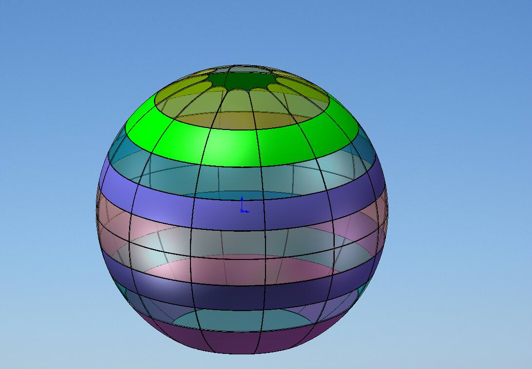 Underwater double sphere free 3D model | CGTrader