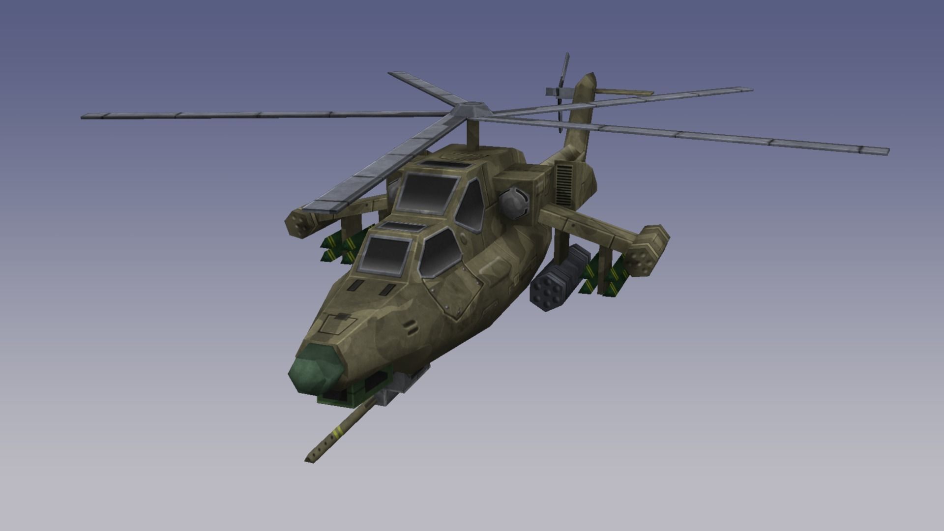 3D model Mil Mi-28 Havoc VR / AR / low-poly | CGTrader
