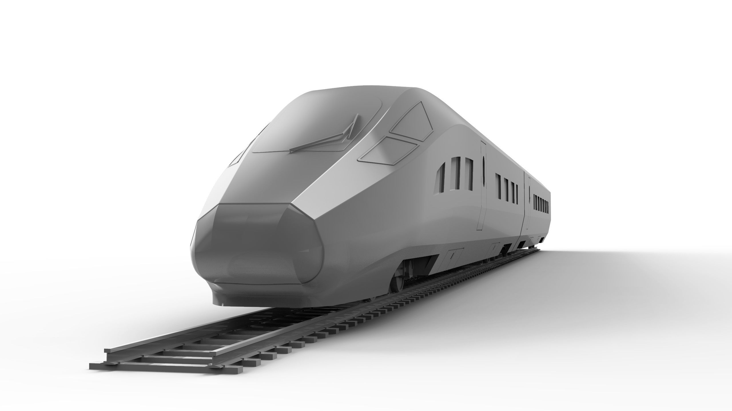 Fuxing Hao High-Speed Train 3D Model 3D model 3D printable | CGTrader