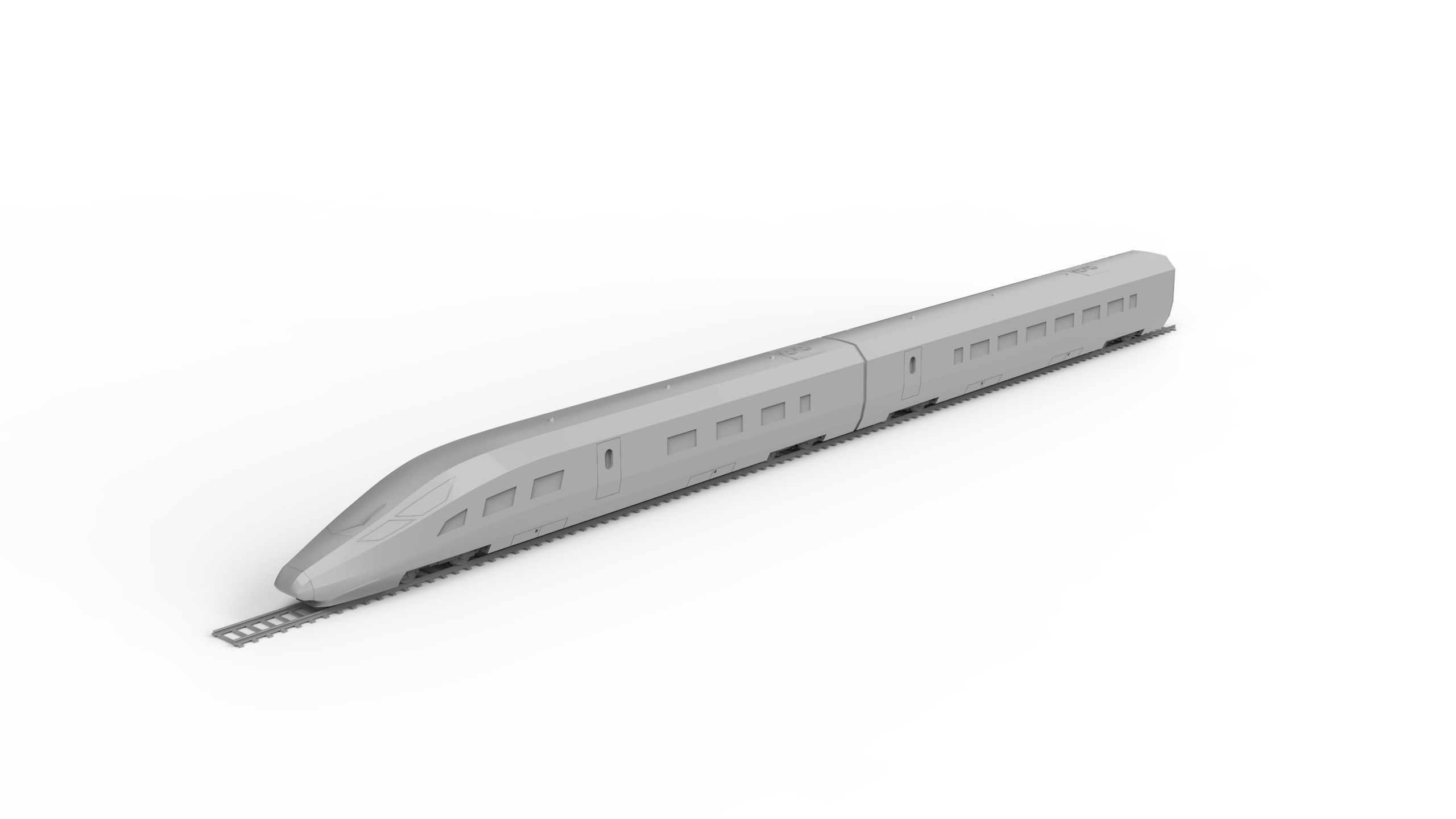 Fuxing Hao High-Speed Train 3D Model 3D model 3D printable | CGTrader