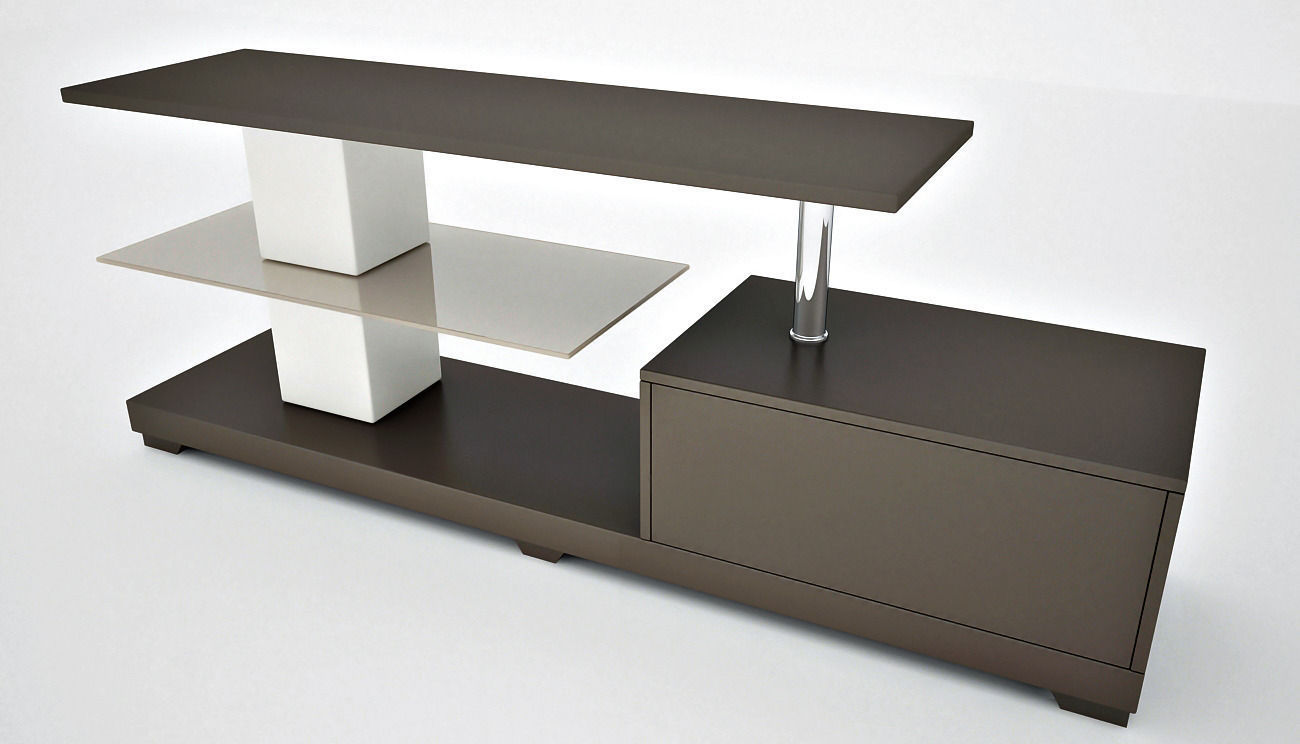 TV Table Modern 3D model 3D printable | CGTrader