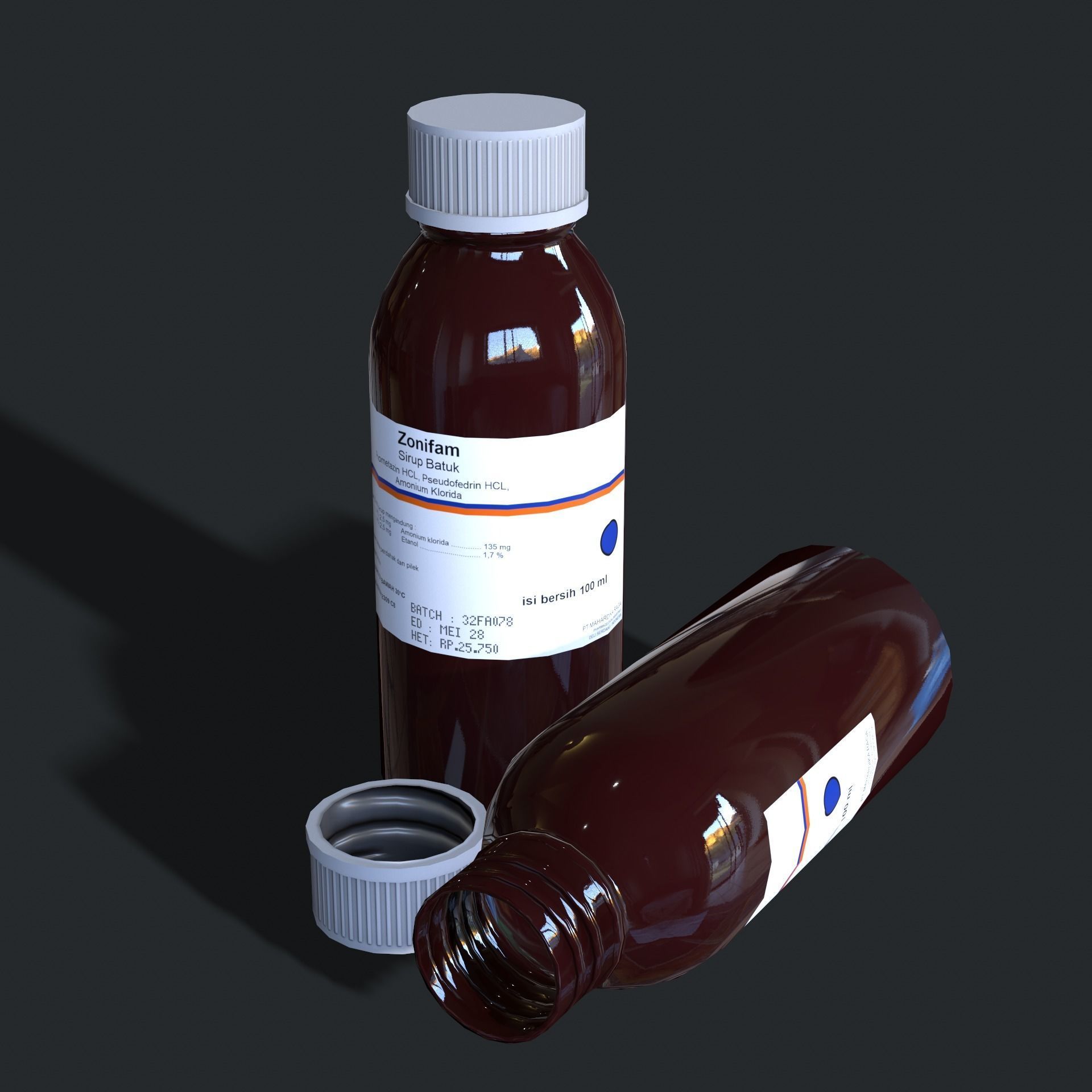 3D model Lean Bottle VR / AR / low-poly | CGTrader