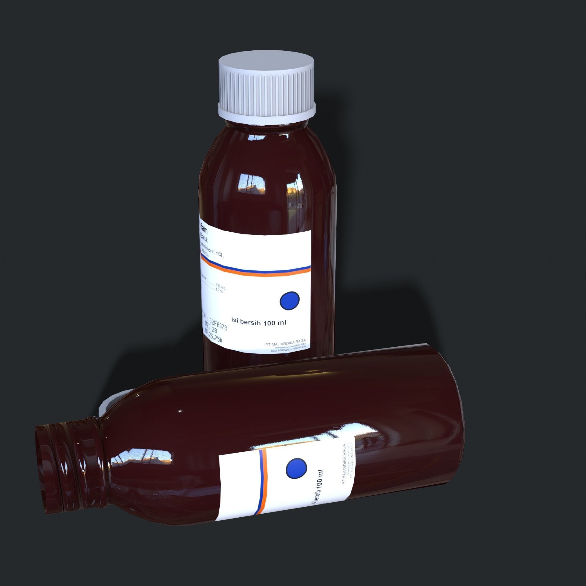 3D model Lean Bottle VR / AR / low-poly | CGTrader