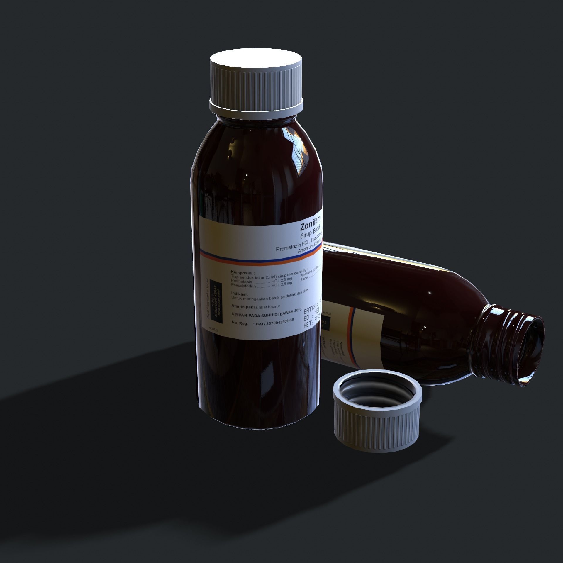 3D model Lean Bottle VR / AR / low-poly | CGTrader
