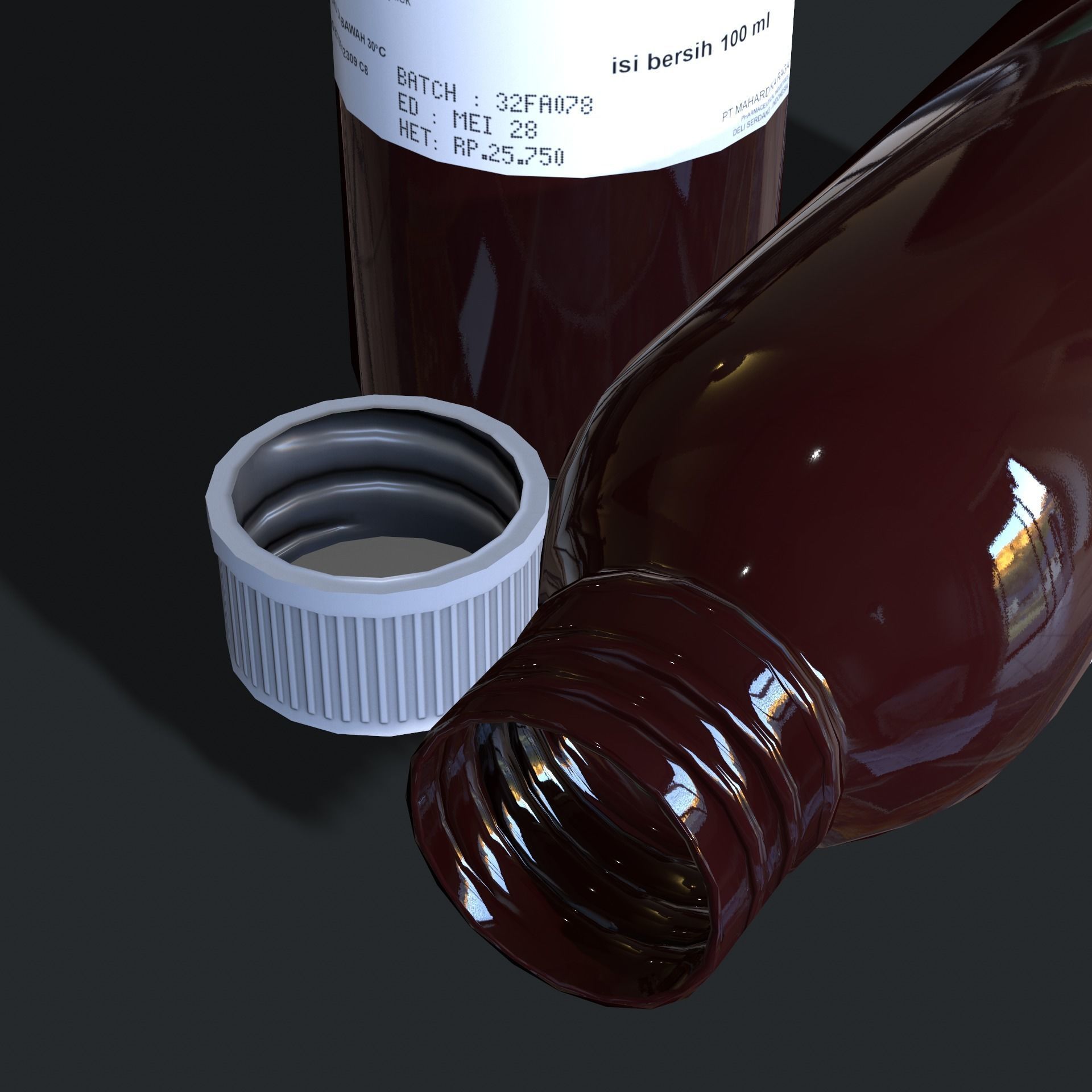 3D model Lean Bottle VR / AR / low-poly | CGTrader