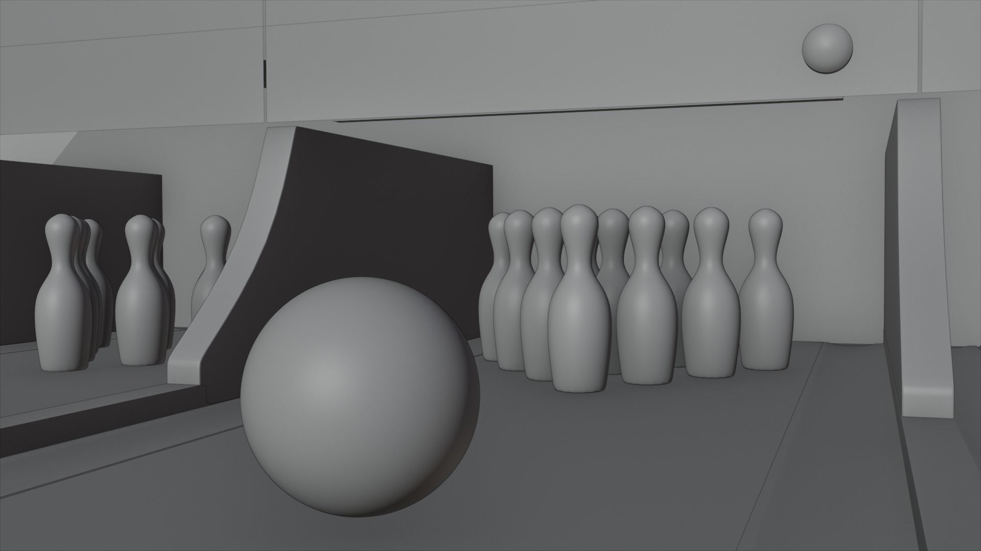Bowling animation 3D model animated | CGTrader