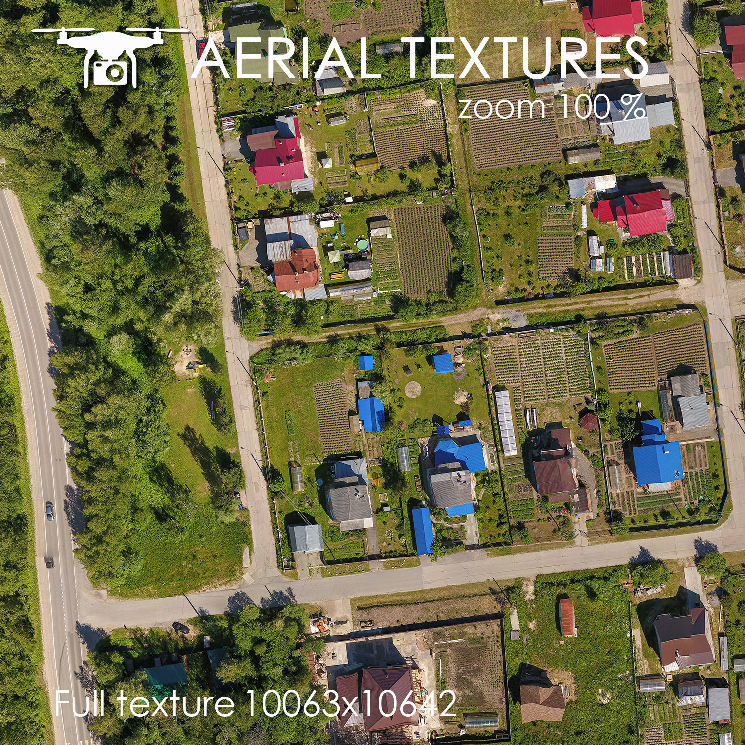 Texture Aerial texture 256 VR / AR / low-poly | CGTrader