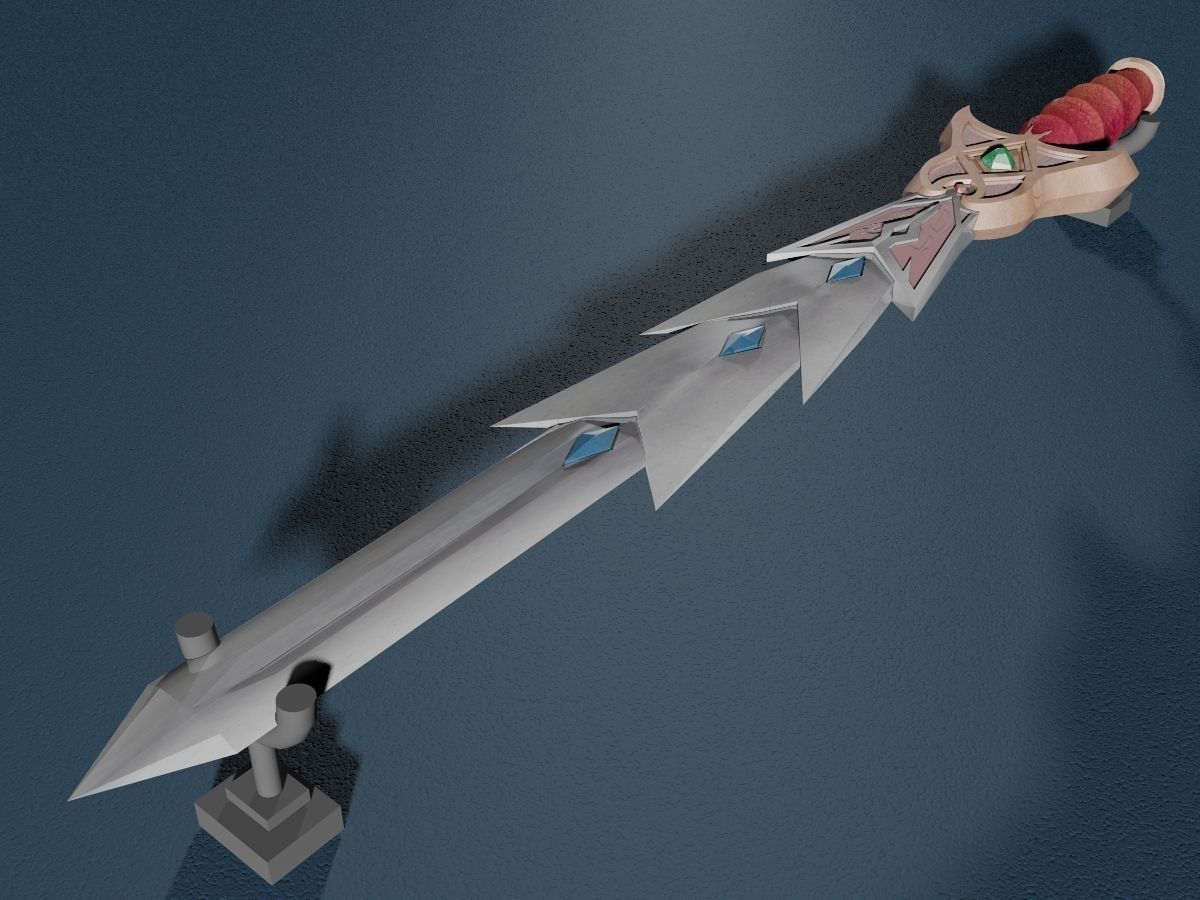 3D model Lotus sword VR / AR / low-poly | CGTrader