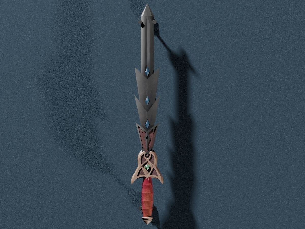 3D model Lotus sword VR / AR / low-poly | CGTrader
