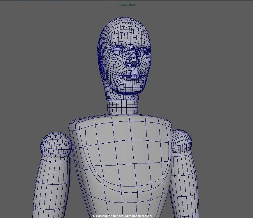 Crash Test Dummy Model 3D model rigged | CGTrader