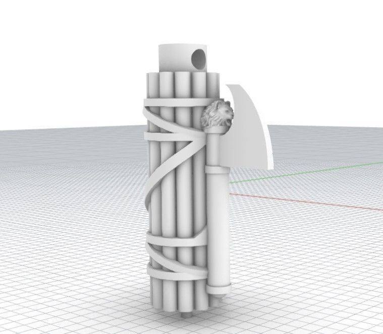 fascio littorio 3D model 3D printable | CGTrader