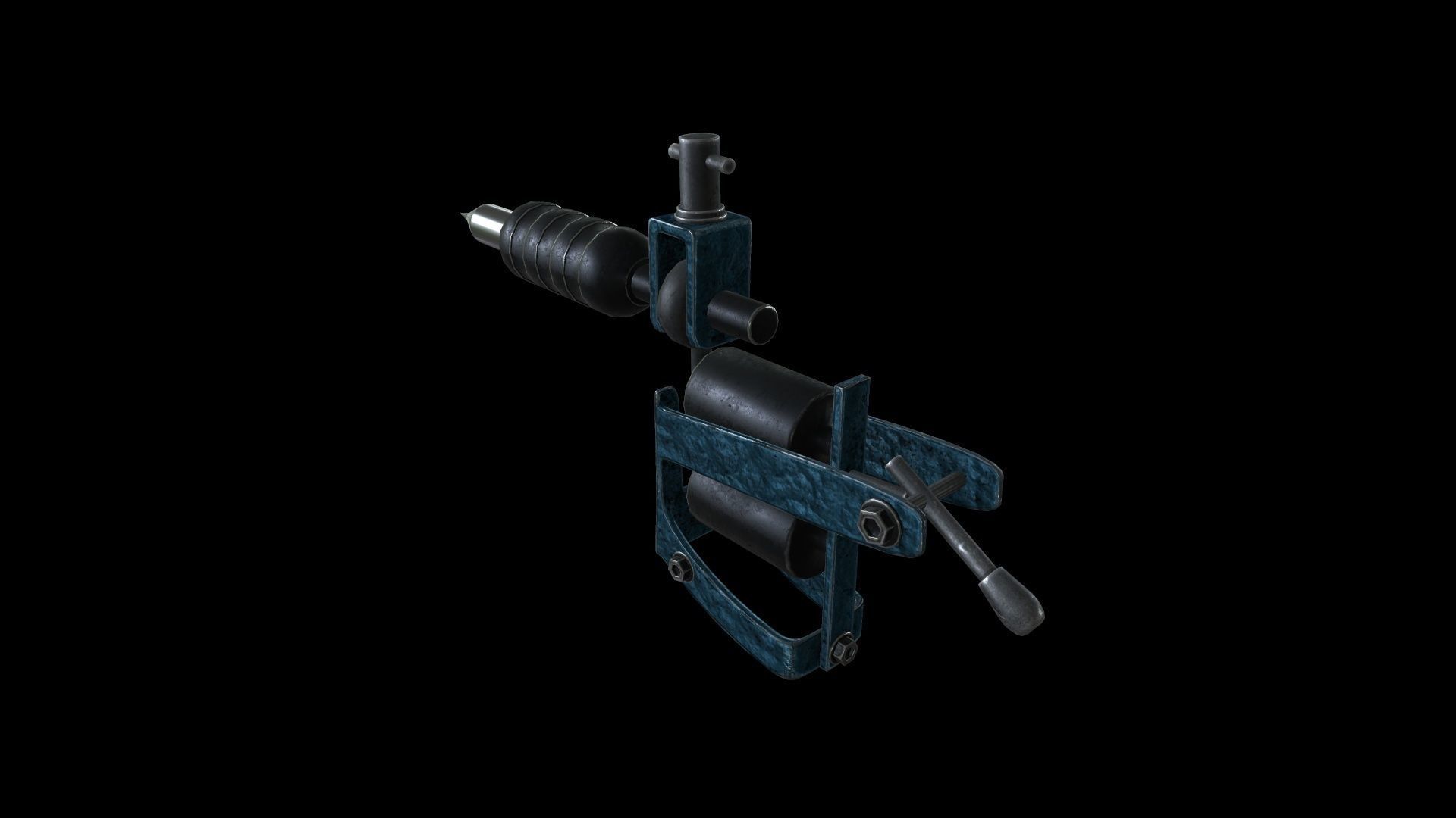 TATO-001 Tattoo Machine 3D model | CGTrader