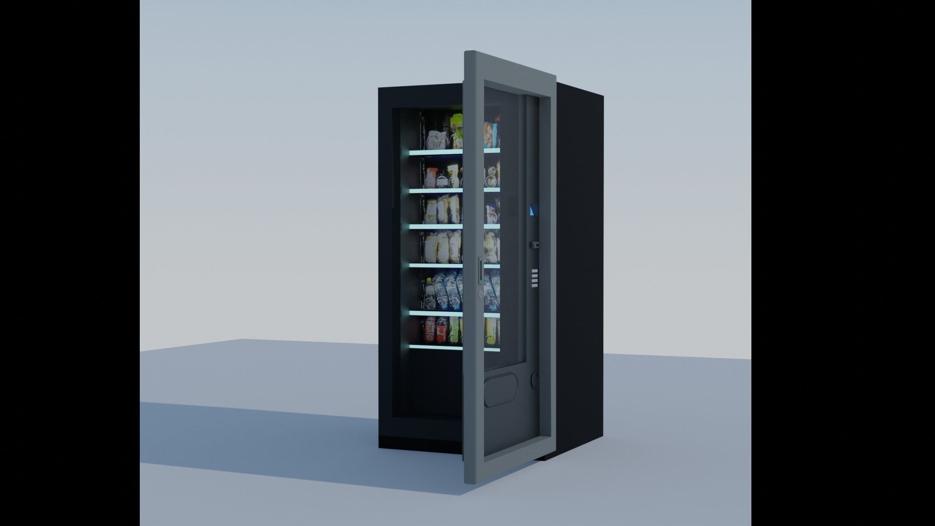 Vending Machine free 3D model animated | CGTrader