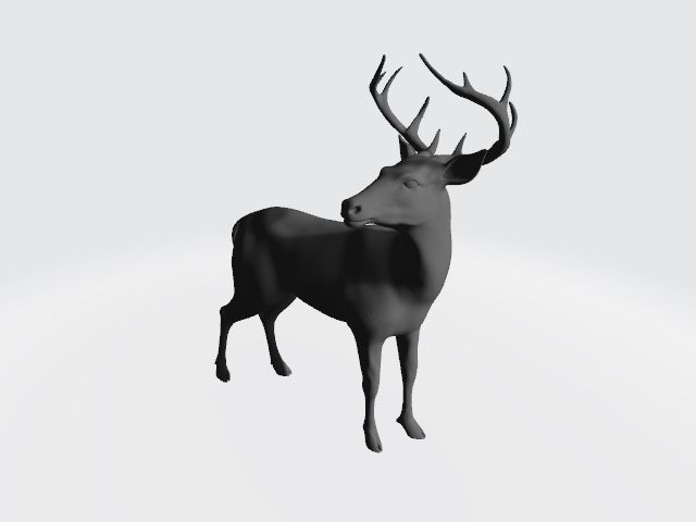 Reh Deer free 3D model 3D printable | CGTrader