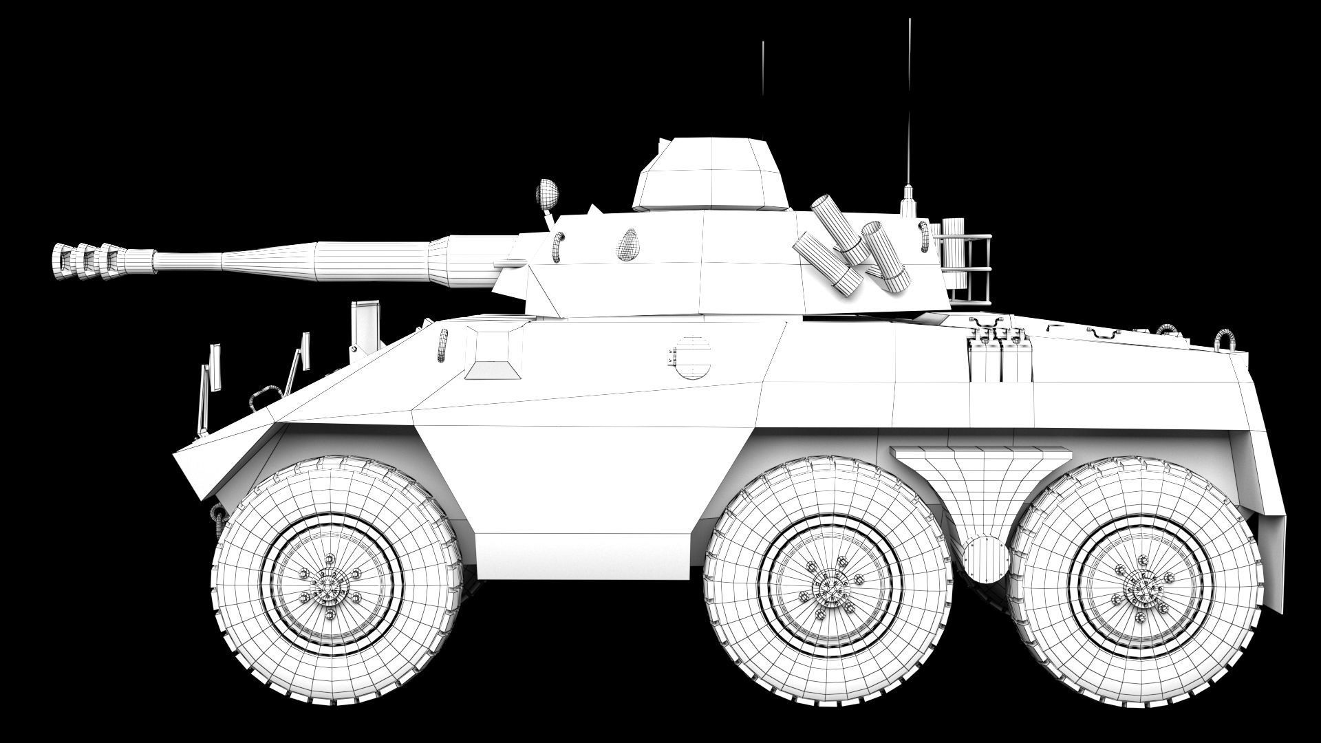 EE-9 Cascavel free VR / AR / low-poly 3D model | CGTrader