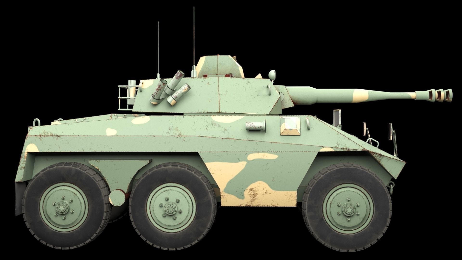 EE-9 Cascavel free VR / AR / low-poly 3D model | CGTrader