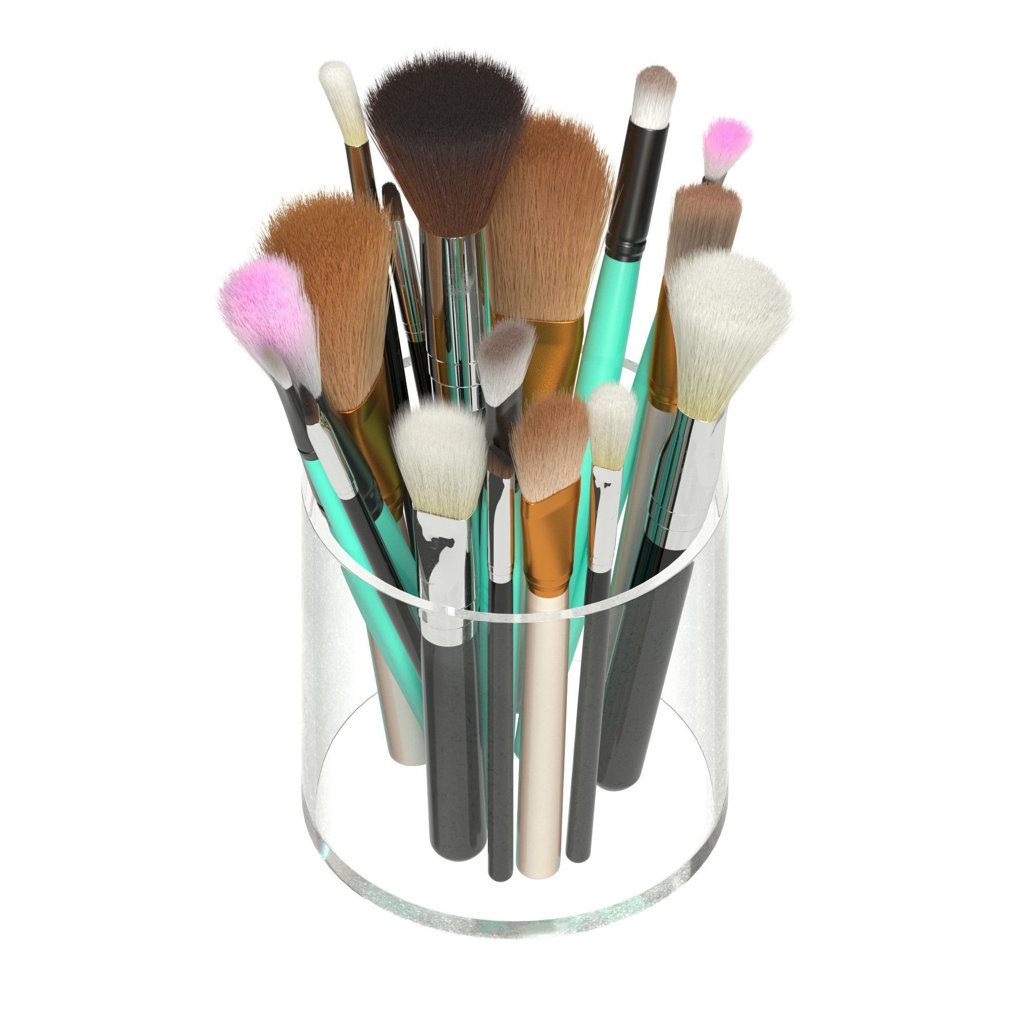 Makeup brush organizer 3D model | CGTrader