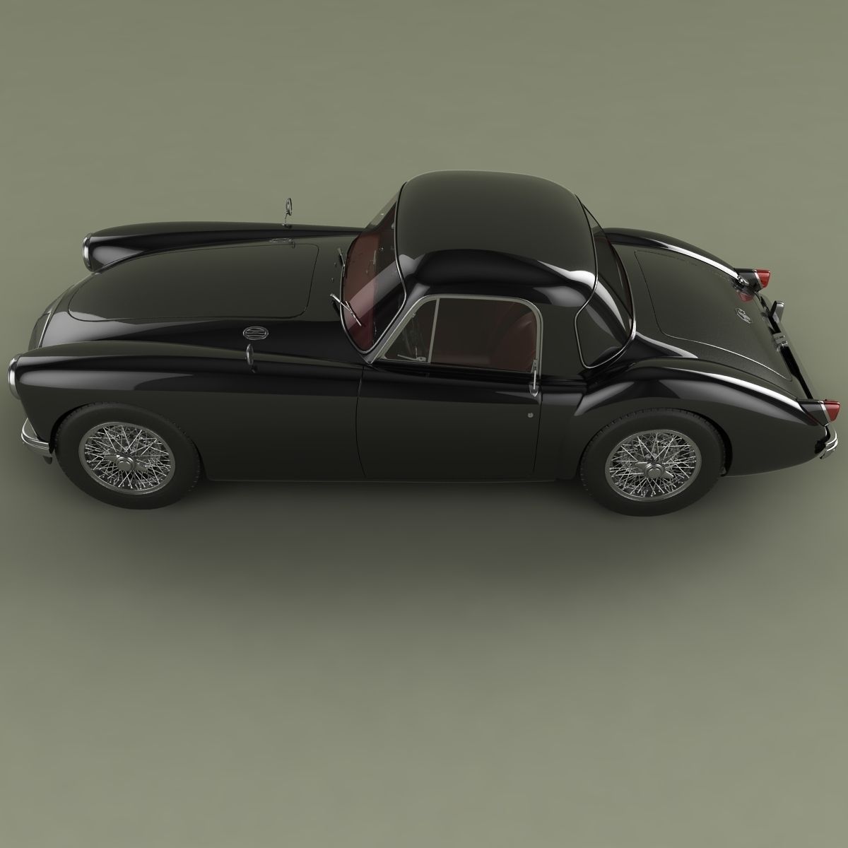 MG MGA Coupe 3D model | CGTrader