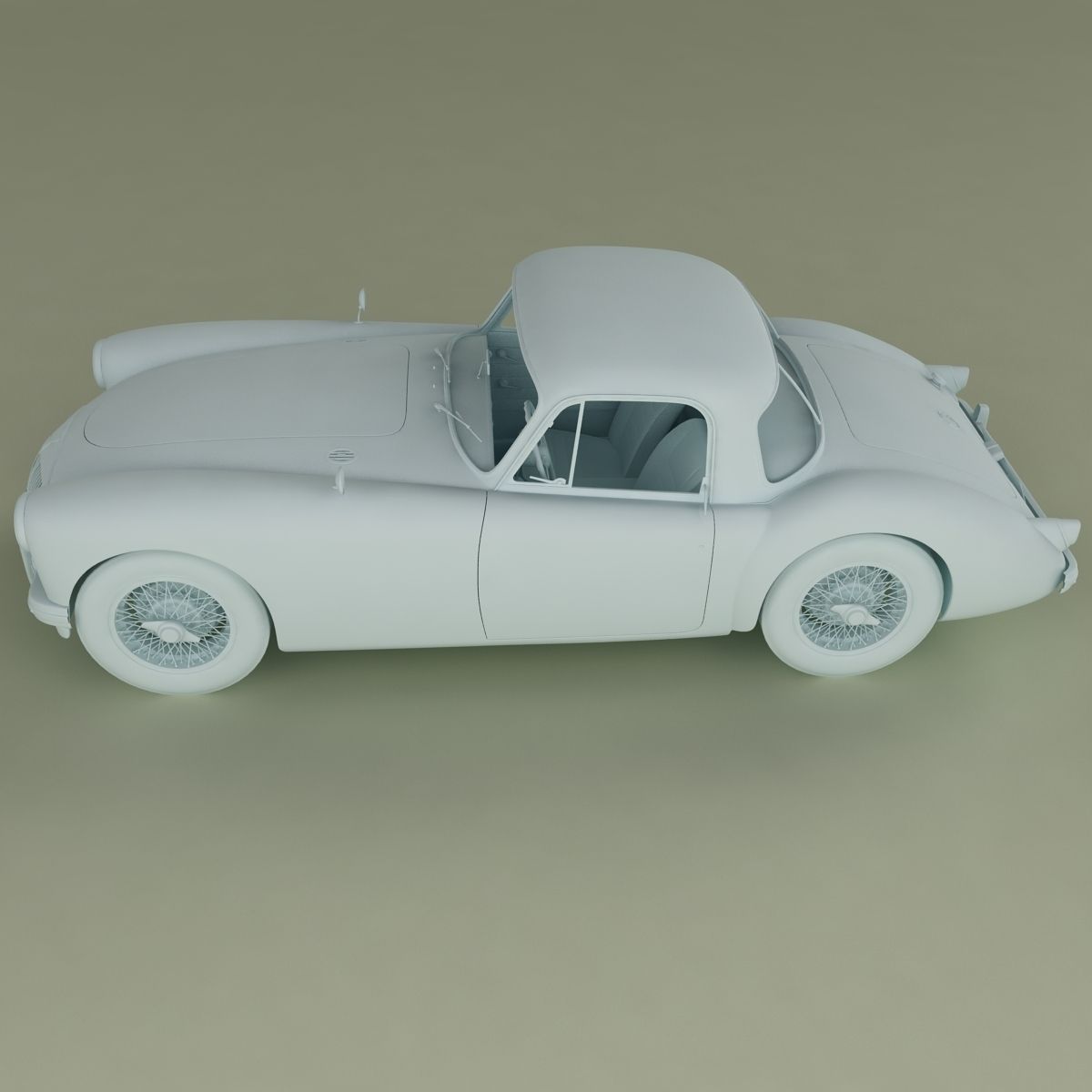 MG MGA Coupe 3D model | CGTrader