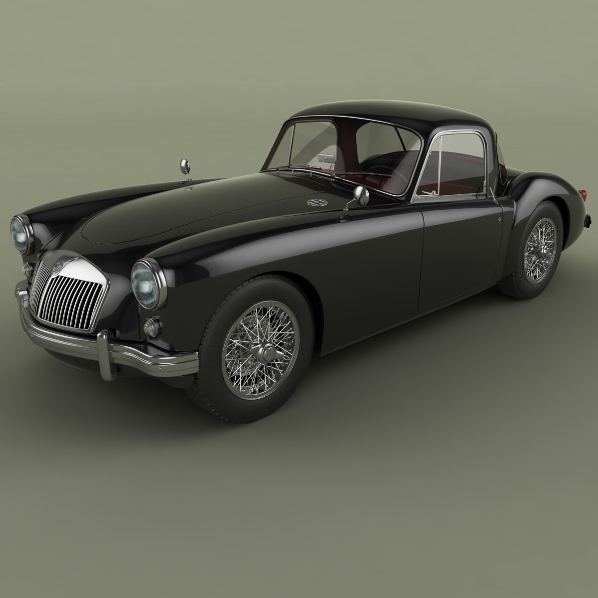 MG MGA Coupe 3D model | CGTrader