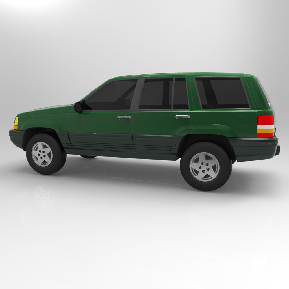Jeep Grand Cherokee 94 3D model | CGTrader