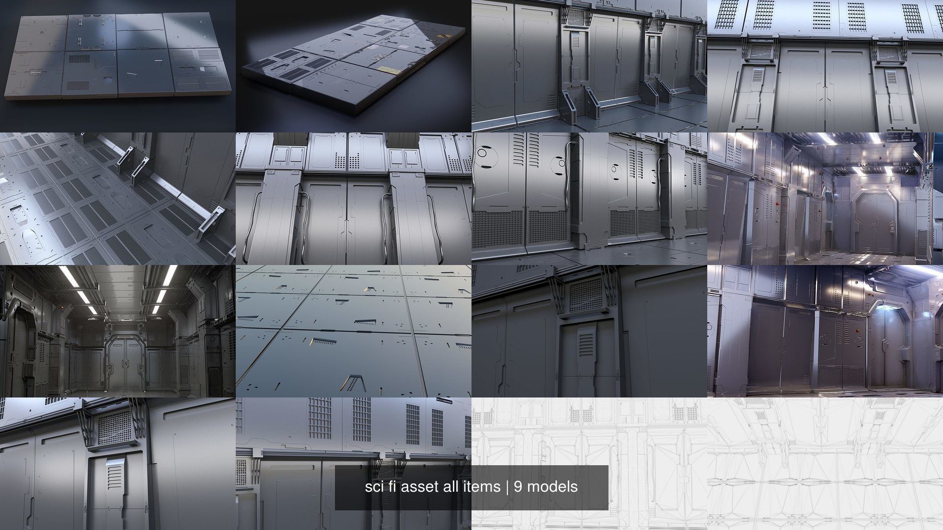 sci fi asset all items 3D Model Collection | CGTrader