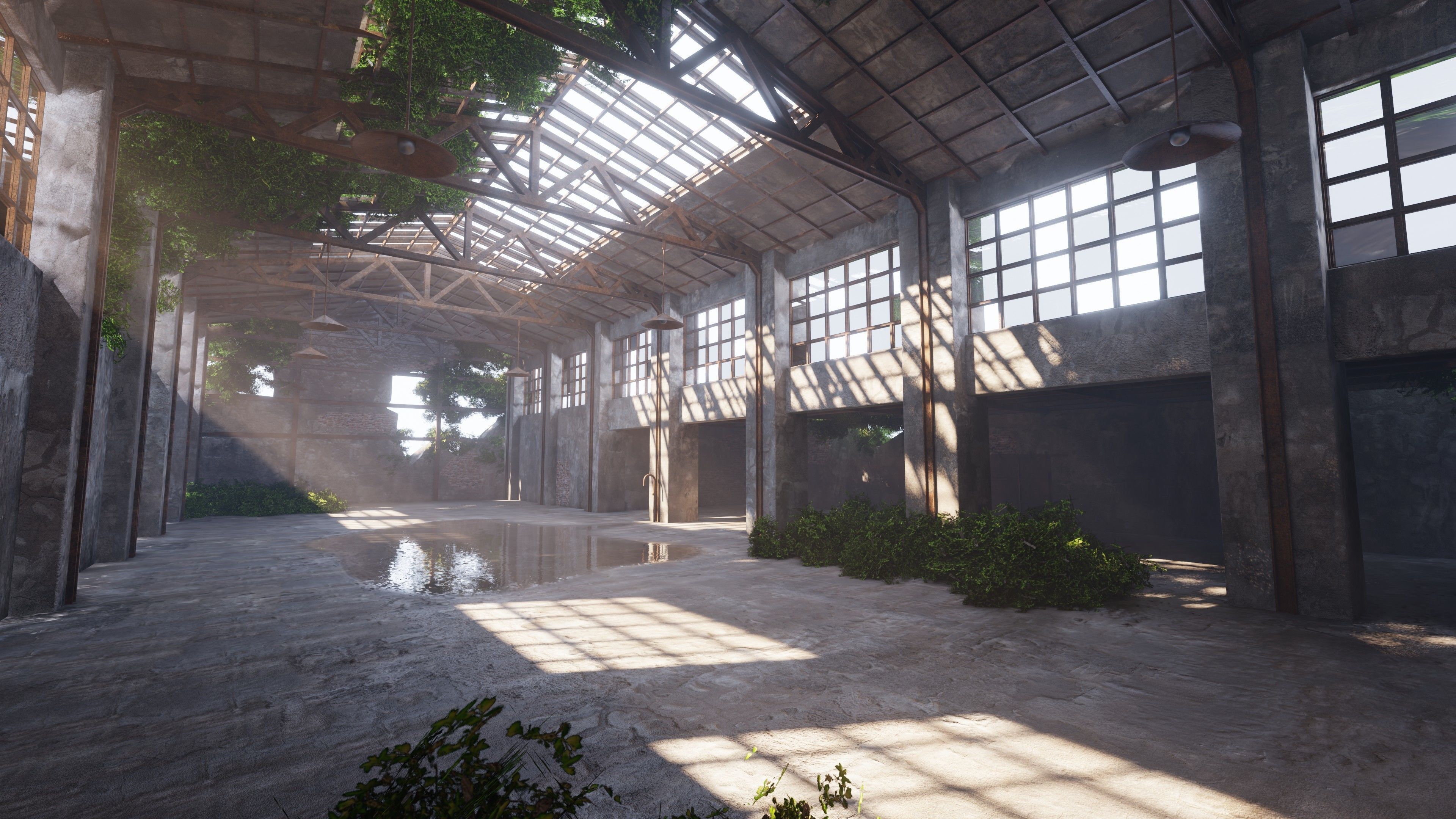 3D model SHC Abandoned Factory hall VR / AR / low-poly | CGTrader