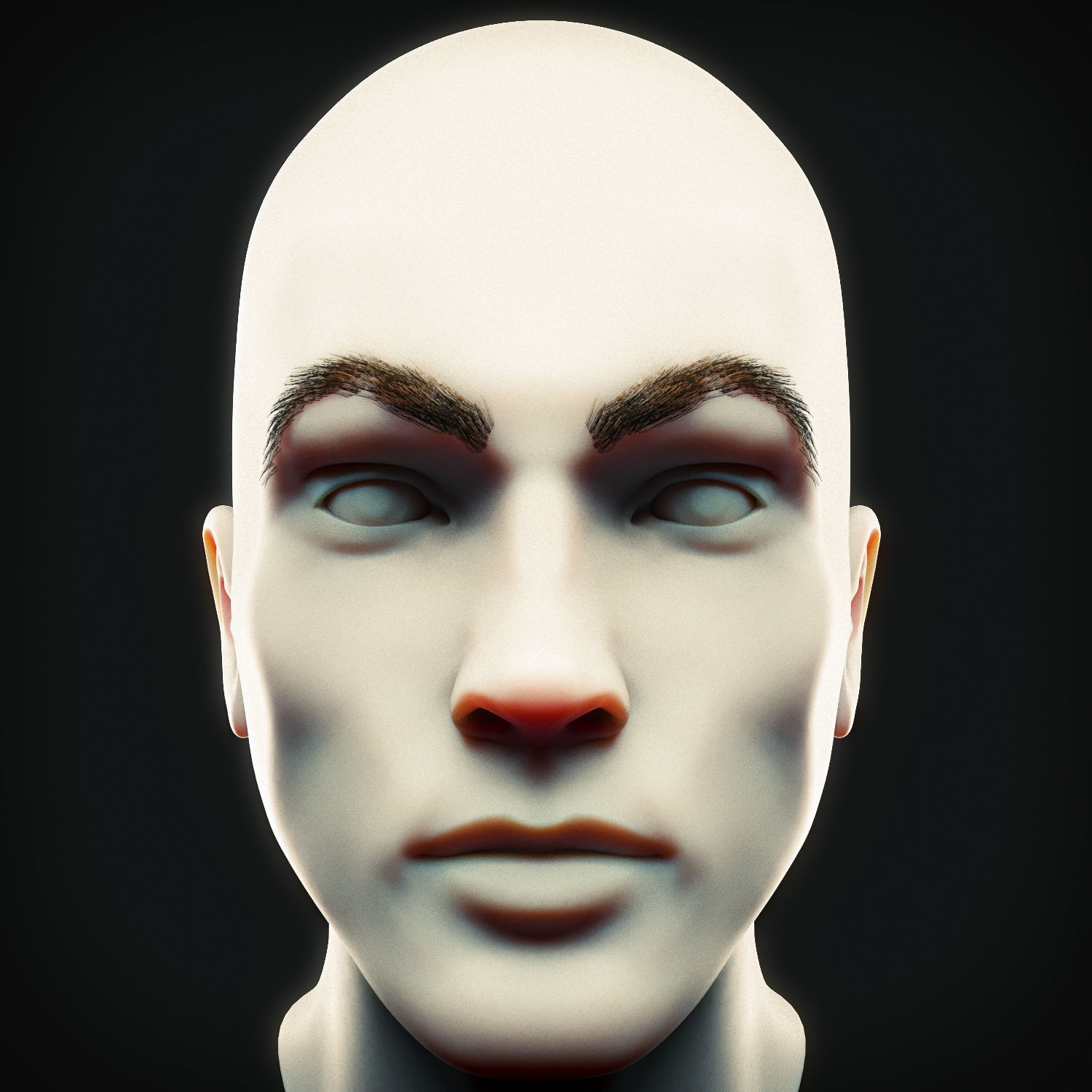 3D model Eyebrows Low Poly 11 VR / AR / low-poly | CGTrader