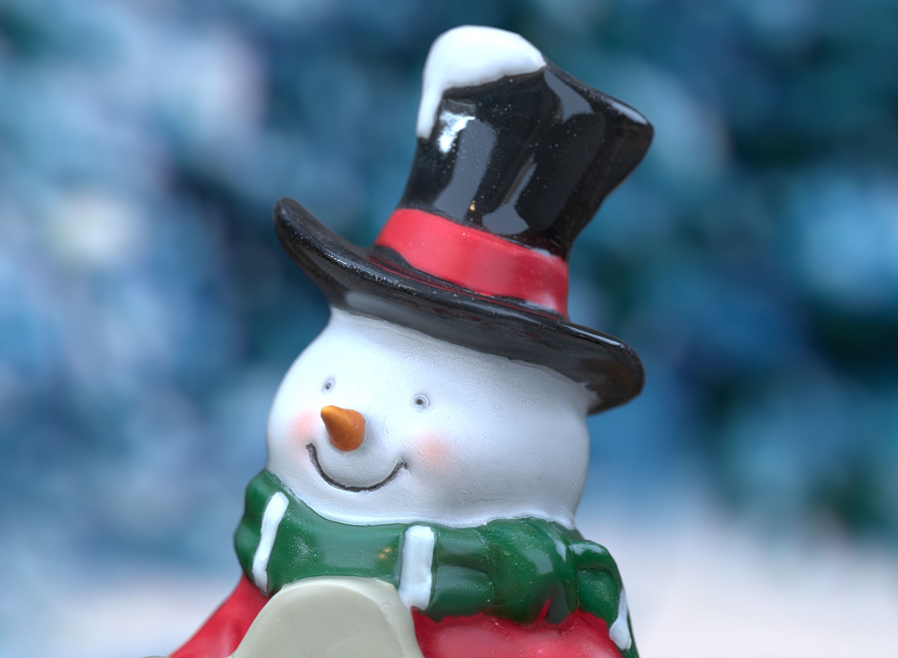 3D model Snowman Christmas 3D model scan VR / AR / low-poly | CGTrader