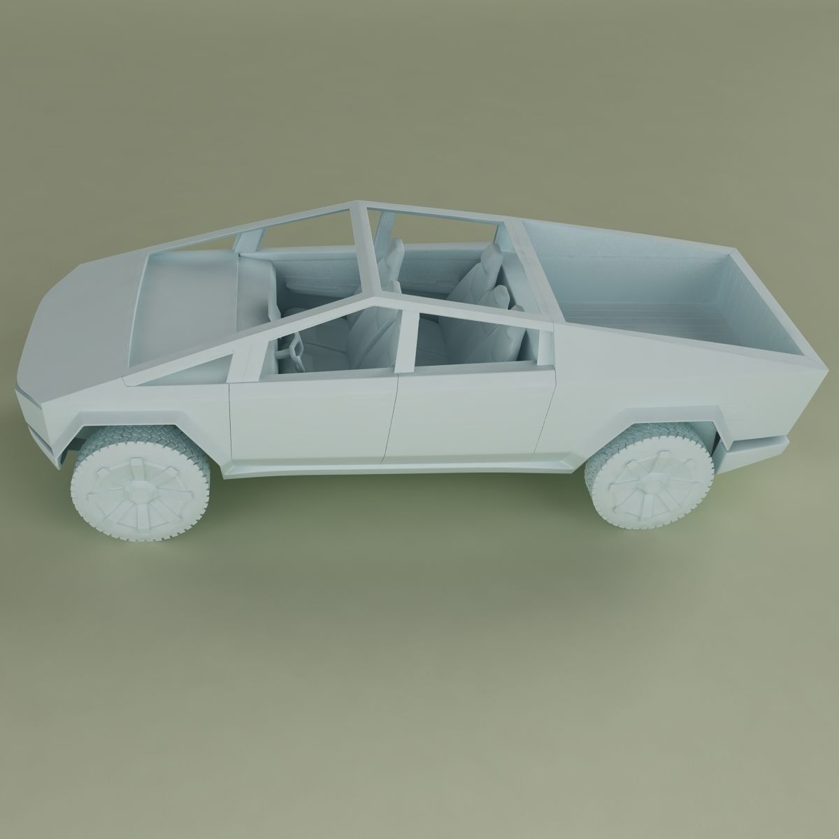 Tesla Cybertruck 3D model | CGTrader