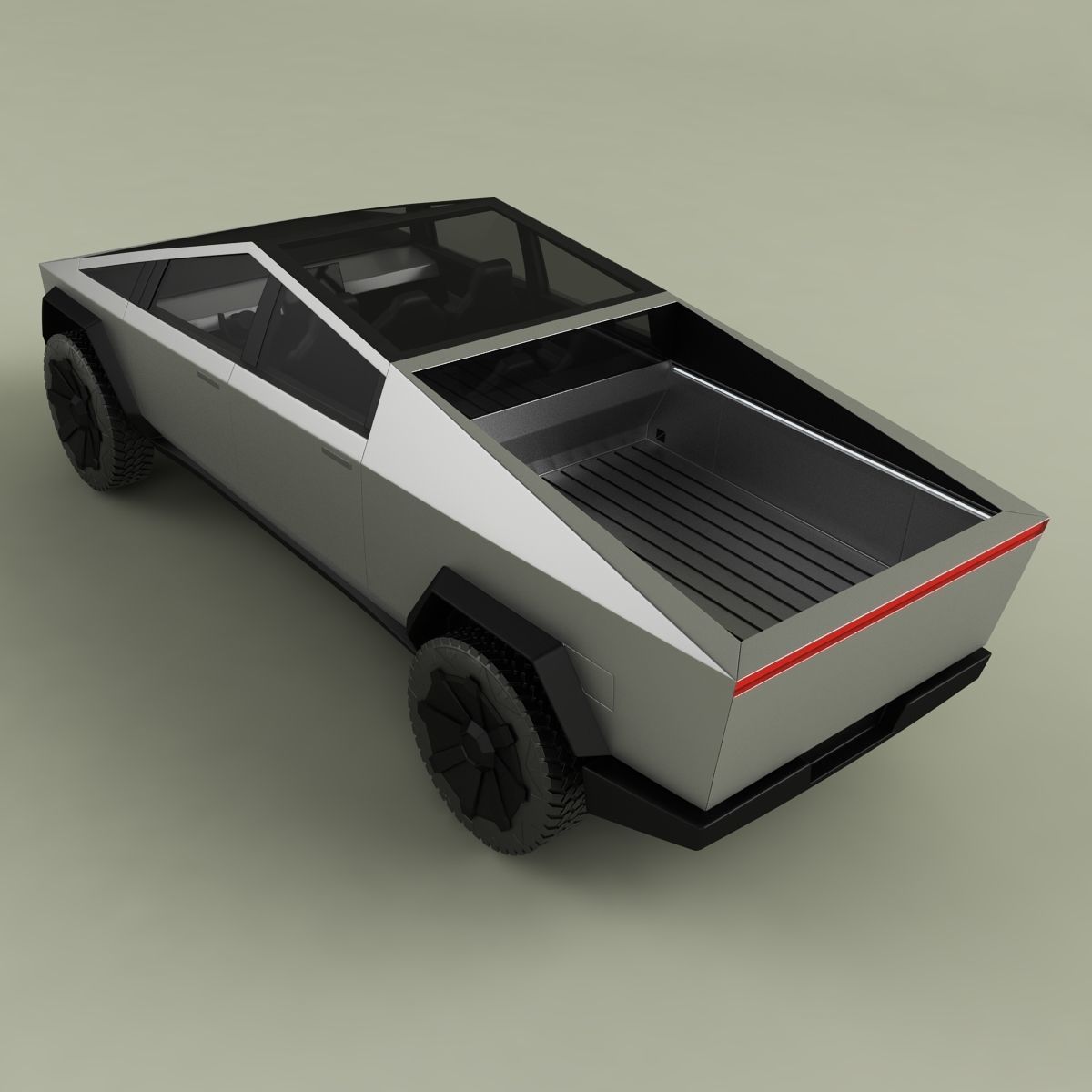 Tesla Cybertruck 3D model | CGTrader