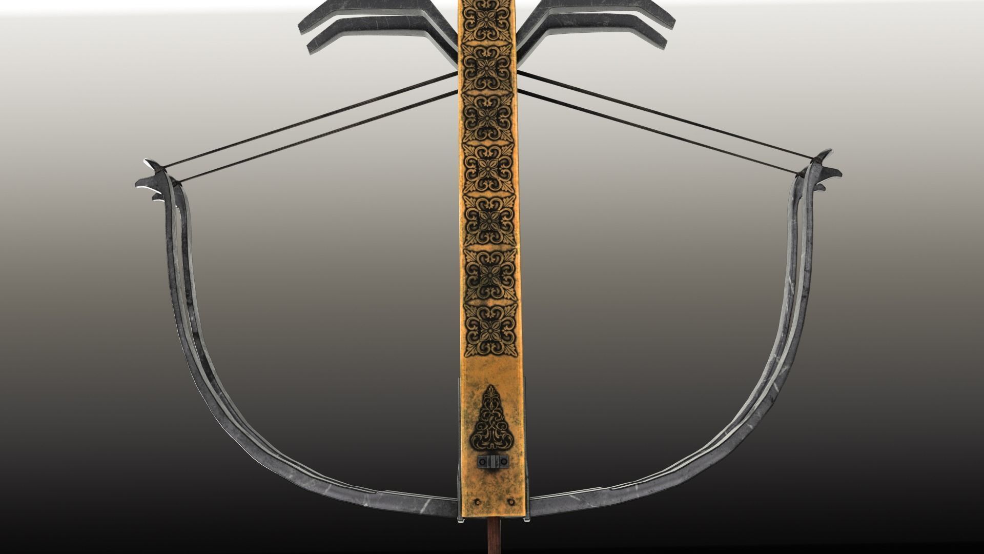 3D model Double shot Crossbow VR / AR / low-poly | CGTrader