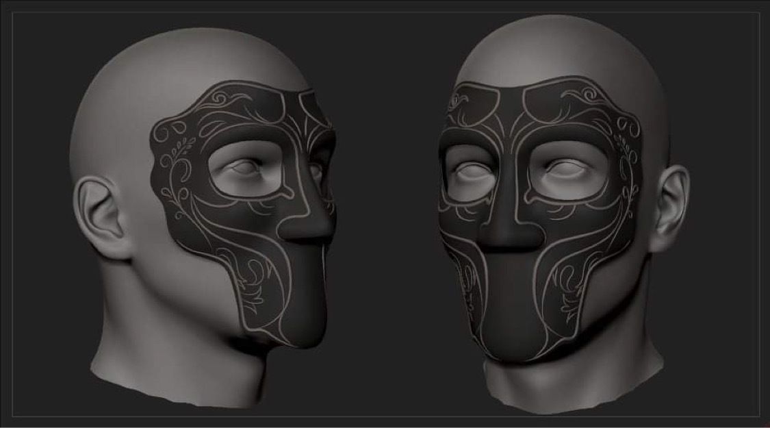 Destiny 2 Crows Mask 3D model 3D printable | CGTrader