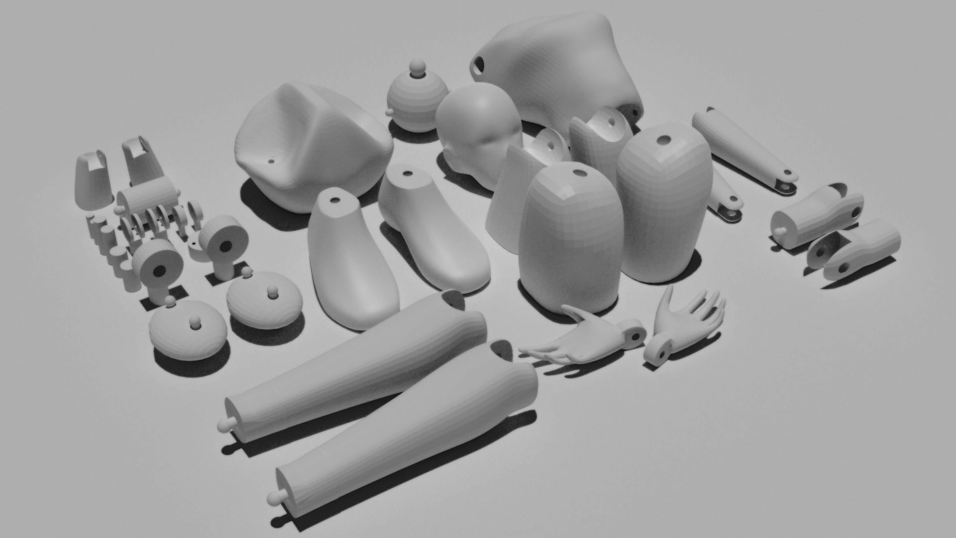 Drawing reference doll 3D model | CGTrader