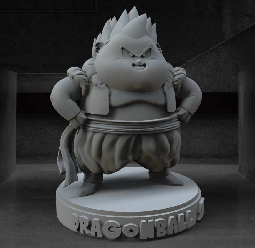 Fat Gotenks - Dragon Ball Z 3D model 3D printable | CGTrader