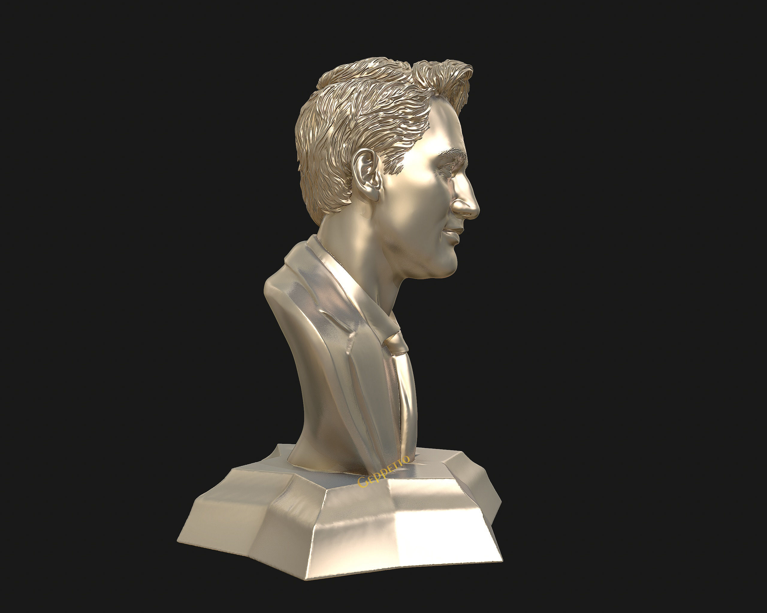 Justin Trudeau 3D portrait Ready to 3D print 3D model 3D printable ...