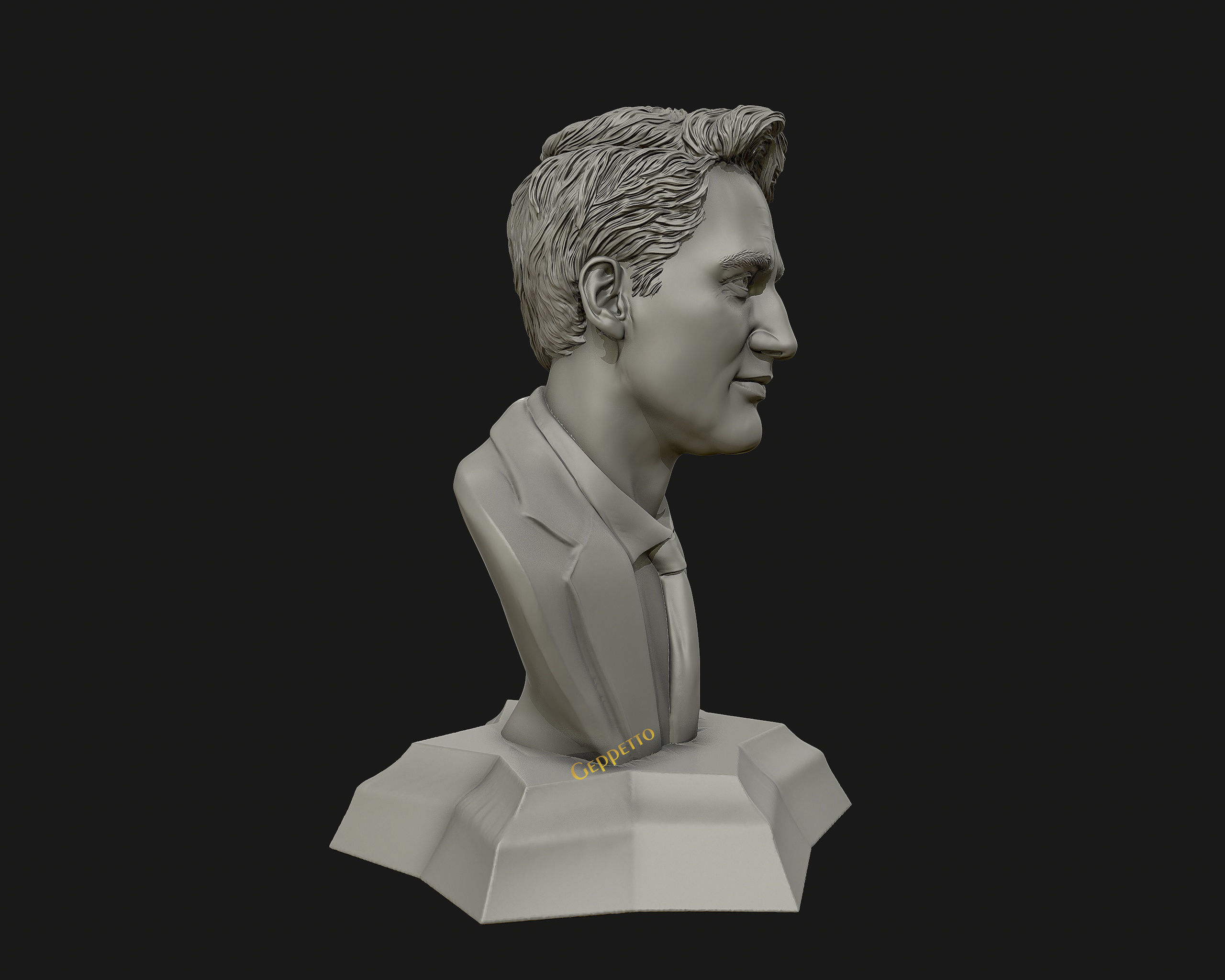 Justin Trudeau 3D portrait Ready to 3D print 3D model 3D printable ...