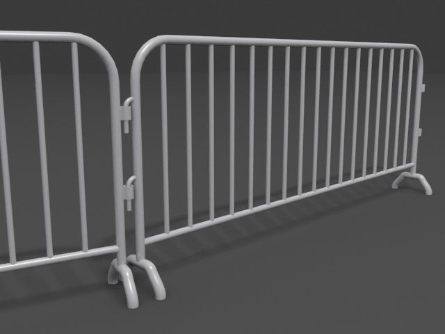 3D model The Barrier metal barricade VR / AR / low-poly | CGTrader
