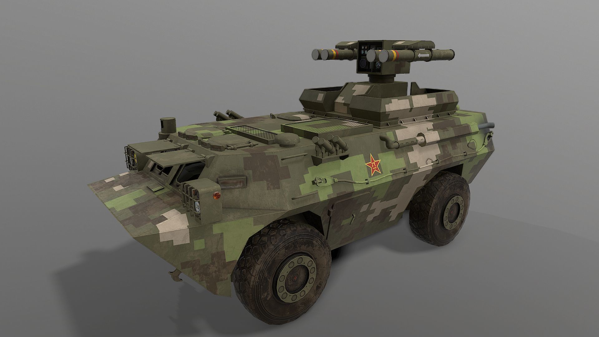 3D model AFT-9 plus missile VR / AR / low-poly | CGTrader