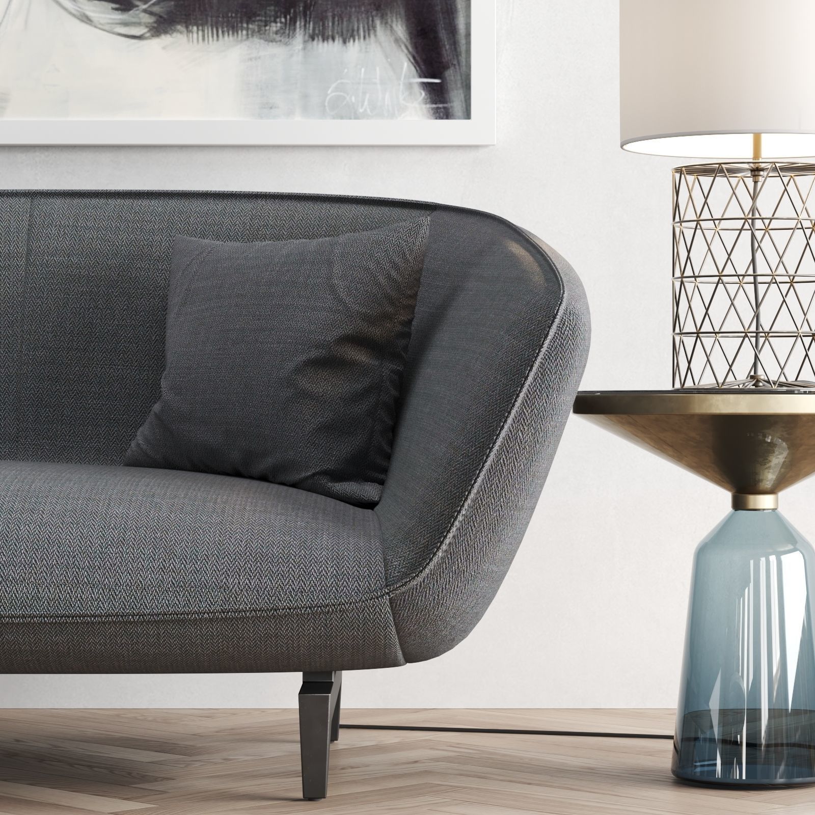 Benedict Sofa 3D model | CGTrader