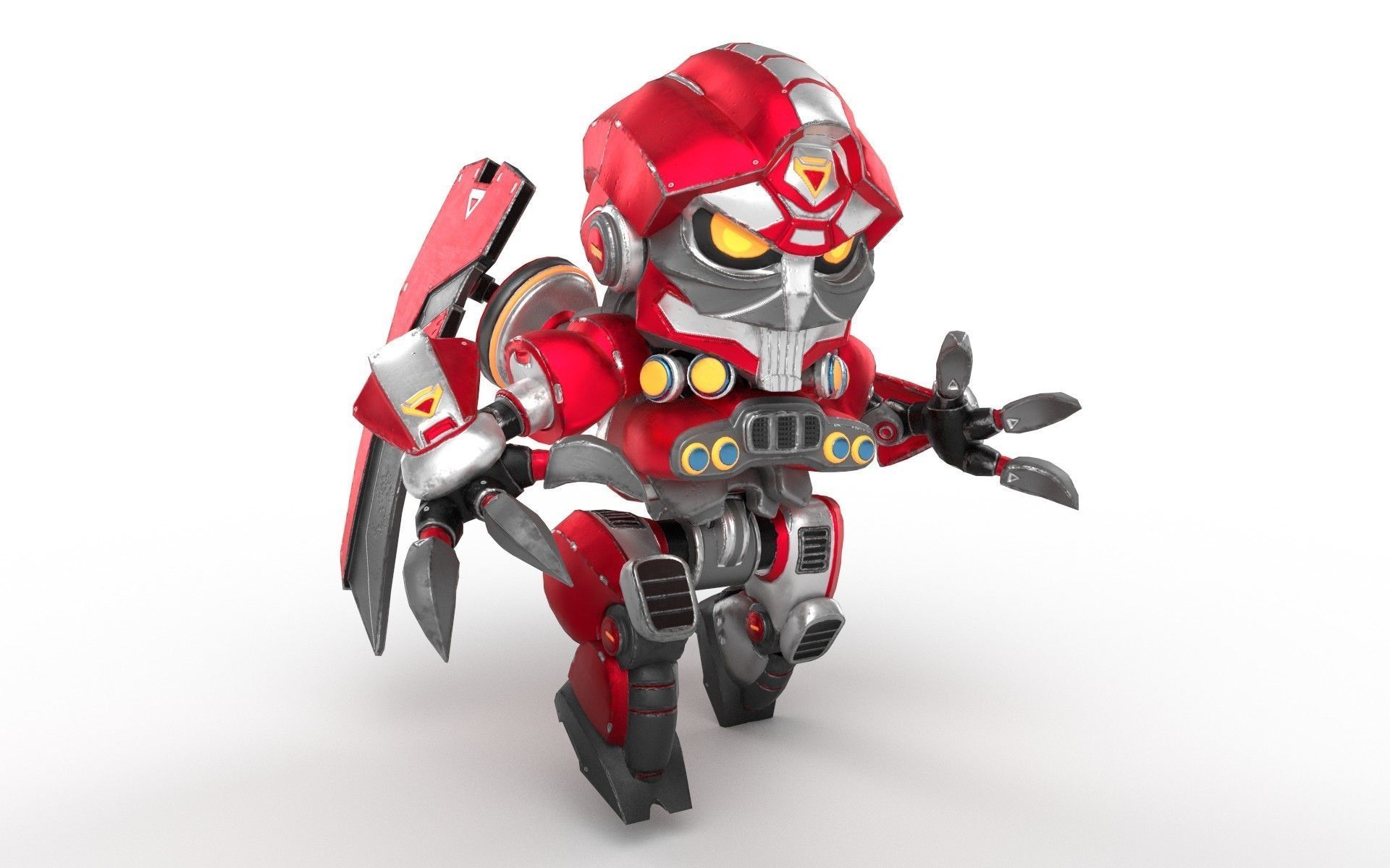 3D model Shatter - Transformer VR / AR / low-poly | CGTrader