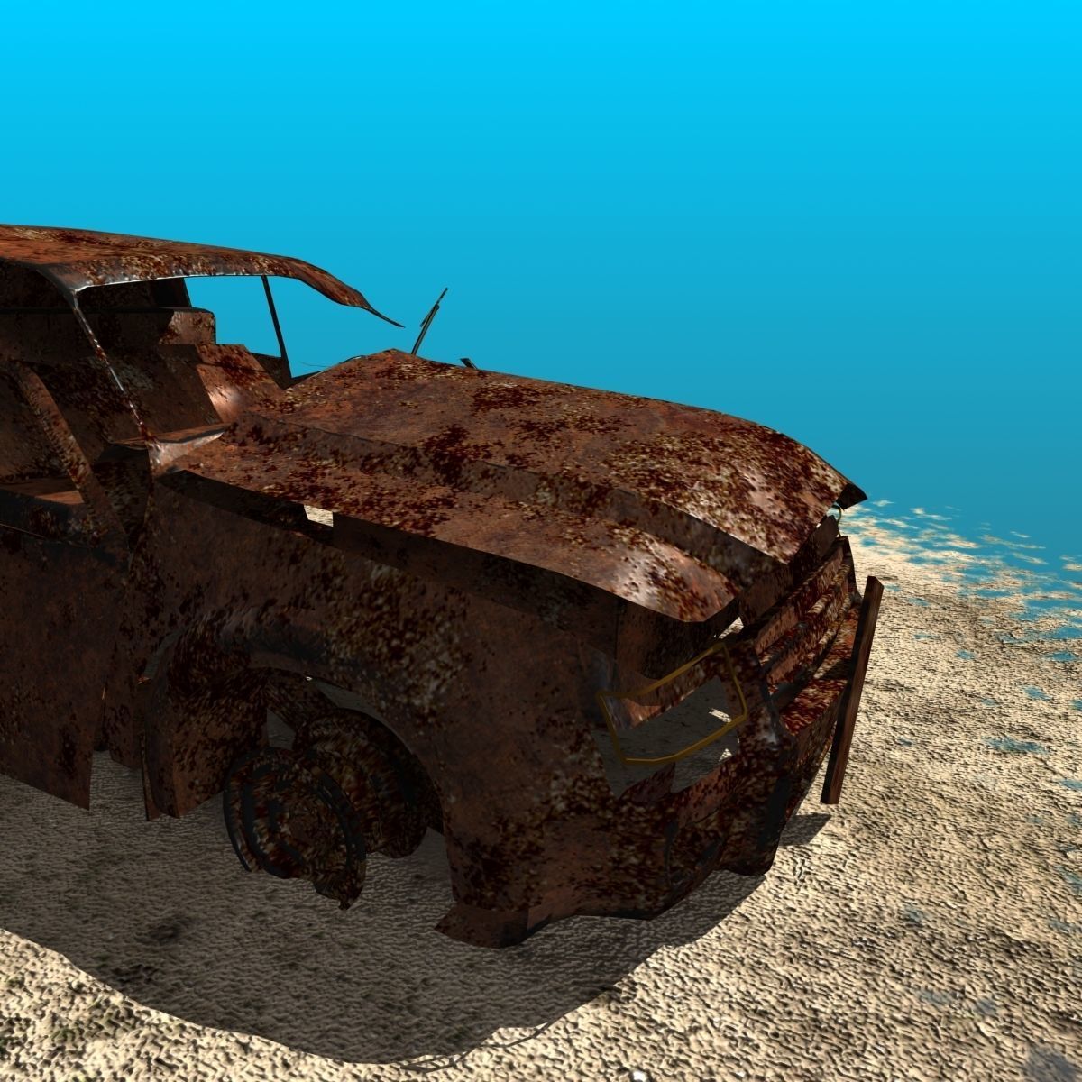 3D model Offroad Battle Car 02 VR / AR / low-poly | CGTrader