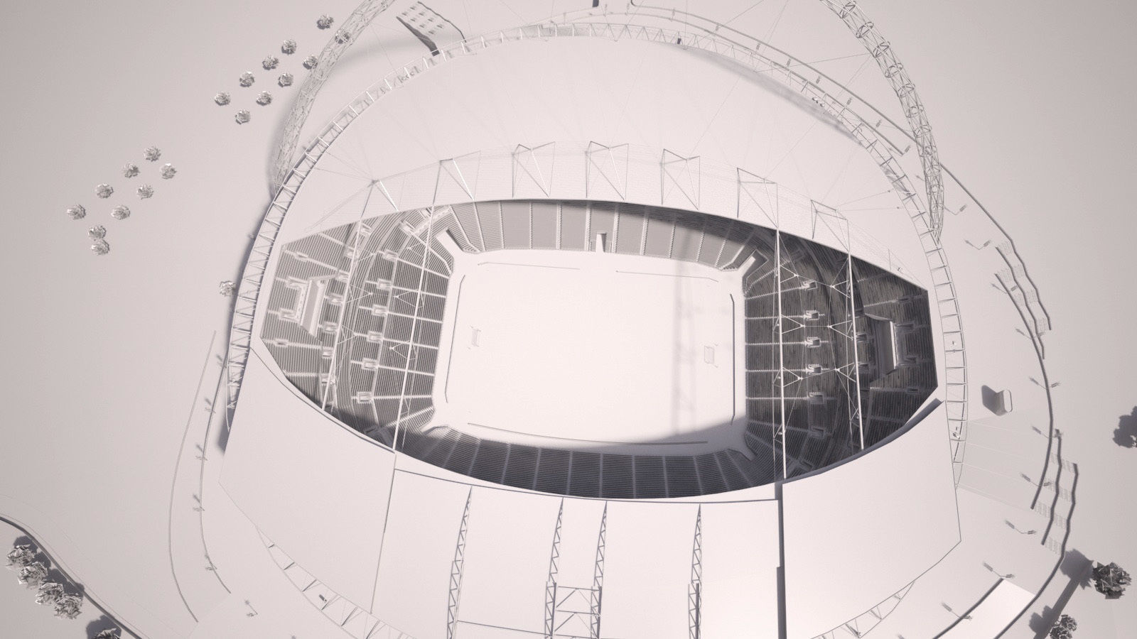 Wembley Stadium London at Day and Night 3D model | CGTrader