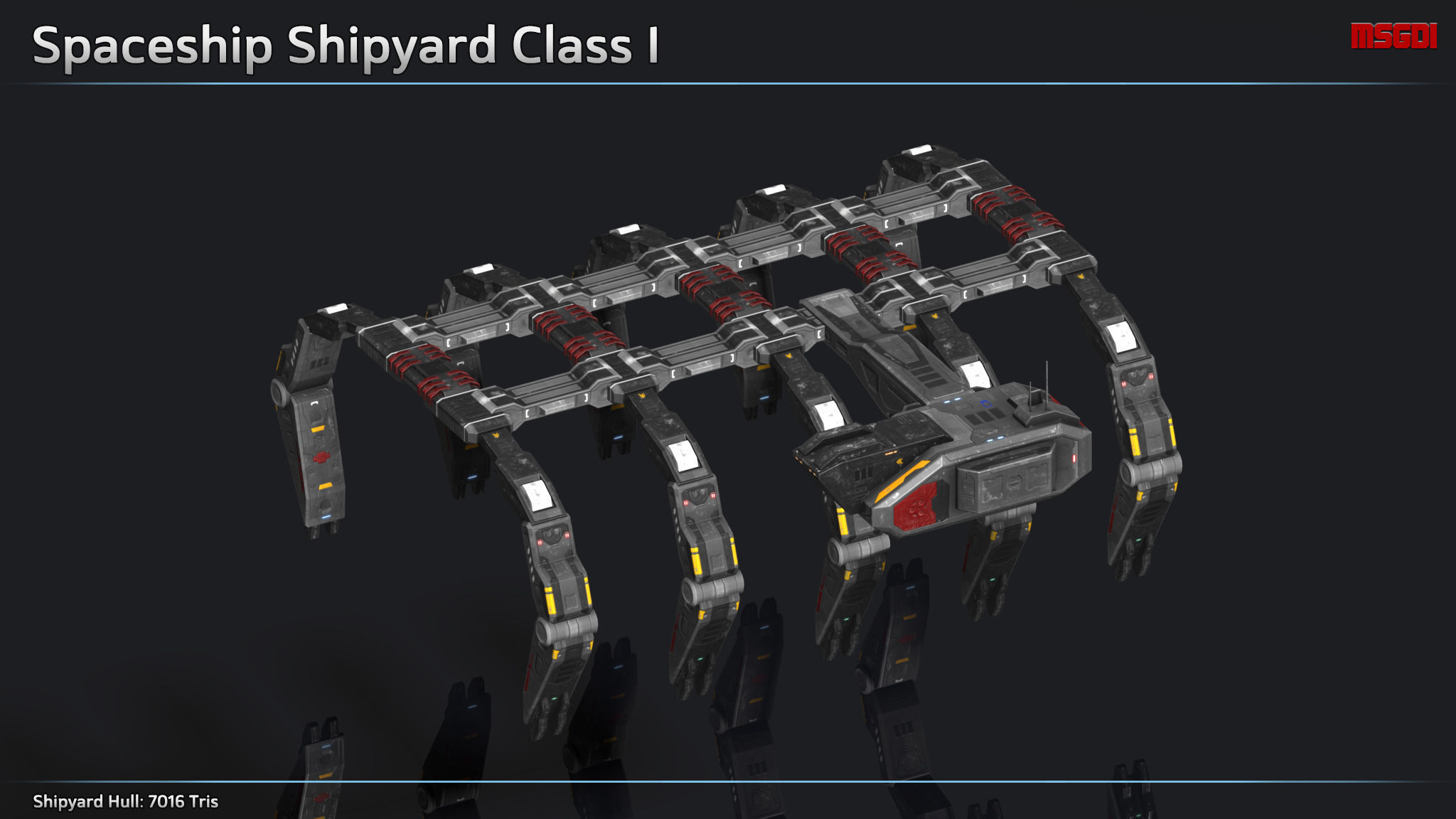 Spaceship Shipyard Collection | CGTrader